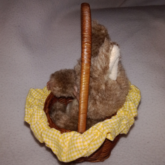 Anne Geddes | Toys | Anne Geddes Baby Squirrel Plush In Basket ...